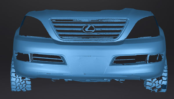 Lexus GX470 Front End with front bumper 3D Scan – Blue Dog Designwerks